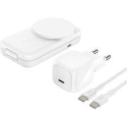 Belkin UltraCharge 25W Qi2 magn. 2-in-1 Lad.klappb.ws. WIZ038kqWH