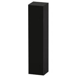 Duravit Zencha Hochschrank, 400x360x1760 mm, 1 T&uuml;r, Anschlag links, ZE1352L63800000, Farbe: Front: Schwarz Linienstruktur (Glas)/Korpus: Graphit supermatt
