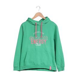 Zwillingsherz Kapuzenpullover Damen Gr&ouml;&szlig;e S Second Hand gr&uuml;n