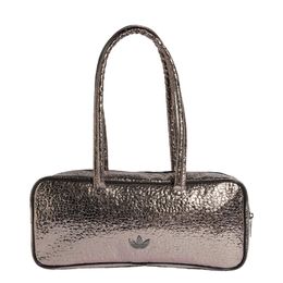 adidas originals Handbag 'ADICOLOR ELONGATED AIRLINER METAL' female Silver size One Size