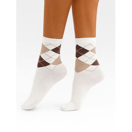 Lycille Socks female Beige size 37-41