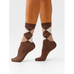 Lycille Socks female Brown size 37-41