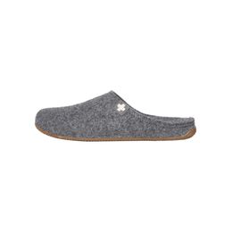 Living Kitzb&uuml;hel Living Kitzb&uuml;hel Slippers 'Filz - Schweizer Kreuz' female Grey size 41