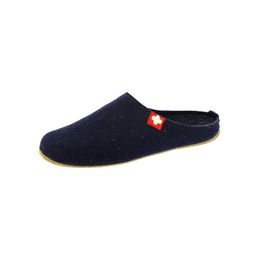 Living Kitzbühel Living Kitzbühel Slippers 'Filz - Schweizer Kreuz' female Blue size 40