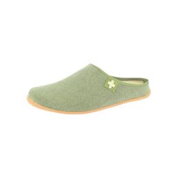 Living Kitzb&uuml;hel Living Kitzb&uuml;hel Slippers 'Cotton - Schweizer Kreuz' female Green size 41