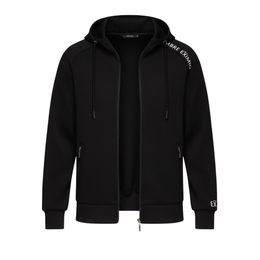 Ombre Sweatjacke 'OM-SSZP-0216' Herren Gr&ouml;&szlig;e L schwarz