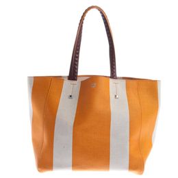 MCM Shopper Damen Gr&ouml;&szlig;e One Size Second Hand dunkelorange