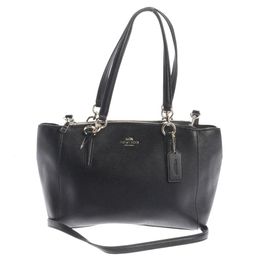 Coach Schultertasche / Umh&auml;ngetasche Damen Gr&ouml;&szlig;e One Size Second Hand schwarz