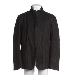 Armani Lederjacke / Ledermantel Herren Gr&ouml;&szlig;e XL Second Hand schwarz