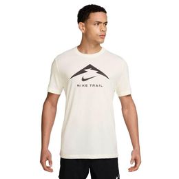 Nike Trail Dri-Fit Shirt Bekleidung Herren wei&szlig;