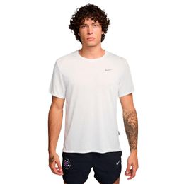 Nike Miler Breathe Dri-Fit Tee Bekleidung Herren wei&szlig;
