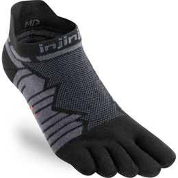 injinji Run Technical No-Show Bekleidung Unisex schwarz