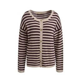 Smith & Soul Smith&Soul Strickjacke Damen Gr&ouml;&szlig;e XL beige / bordeaux