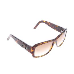 Gucci Sonnenbrille Damen Gr&ouml;&szlig;e One Size Second Hand dunkelbraun