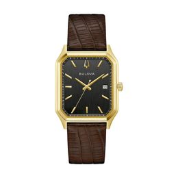 Bulova Analog Watch female Brown size One Size