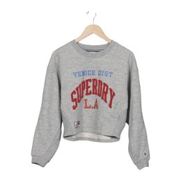 Superdry Sweater Damen Größe L Second Hand grau