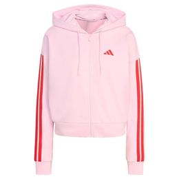 adidas Sportswear Sportsweatjacke 'Essentials' Damen Gr&ouml;&szlig;e XL/XXL rosa / blutrot