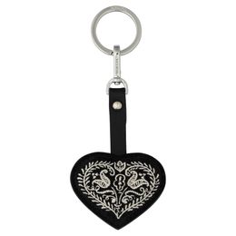 Roeckl Key Ring 'HERZBLATTL' female Black size One Size