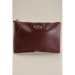 Coach Handtasche klein Leder Damen Gr&ouml;&szlig;e One Size Second Hand bordeaux