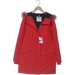 Tommy Jeans Mantel Damen Gr&ouml;&szlig;e M Second Hand rot
