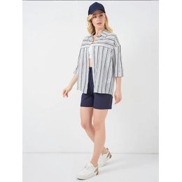 Bigdart Hemden Damen Größe M navy / weiß