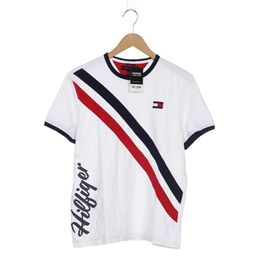Tommy Hilfiger T-Shirt Herren Gr&ouml;&szlig;e M Second Hand wei&szlig;