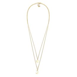 Elli Necklace 'Halbmond, Sonne' female Gold size 40
