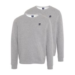 POLO SYLT Sweatshirt 'Basic' Herren Gr&ouml;&szlig;e S grau