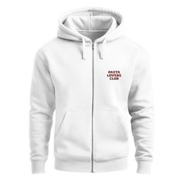 Neverless Zip-Up Hoodie 'spaghetti' male White size XL