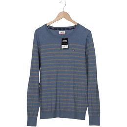 Tommy Jeans Pullover Herren Gr&ouml;&szlig;e L Second Hand blau