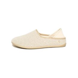 Gottstein Hausschuh 'Linen Slip-On' Damen Gr&ouml;&szlig;e 46 beige
