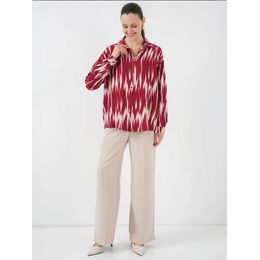 Bigdart Bluse Damen Gr&ouml;&szlig;e M weinrot / wei&szlig;