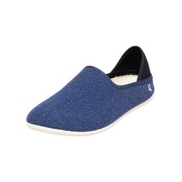 Gottstein Hausschuh 'Linen Slip-On' Damen Gr&ouml;&szlig;e 46 dunkelblau