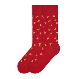 von Jungfeld Socks 'Vanillekipferl Icon' female Red size 39-42
