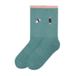 von Jungfeld Socks 'Mix & Match Socken mit Stickmotiven' female Green size 39-42