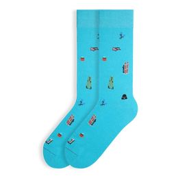 von Jungfeld Socks 'SIGNATURE ICONS' female Blue size 35-38