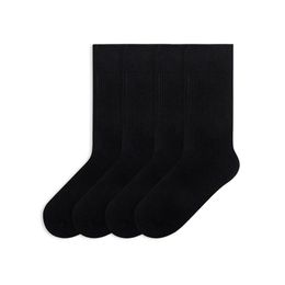 von Jungfeld Socks 'Fine Ribbed' female Black size 36-40