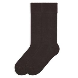 von Jungfeld Socks 'Herbstfarben' female Brown size 43-46