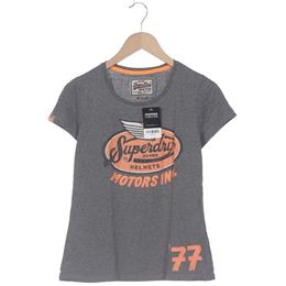 Superdry T-Shirt Damen Größe XL Second Hand grau