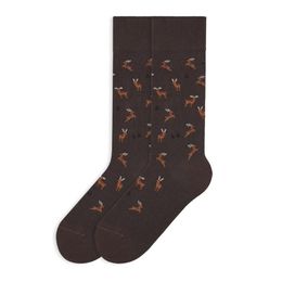 von Jungfeld Socks 'FESTIVE ICONS' female Brown size 39-42