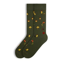 von Jungfeld Socks 'SIGNATURE ICONS' female Green size 39-42