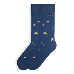 von Jungfeld Socks 'SIGNATURE ICONS' female Blue size 43-46