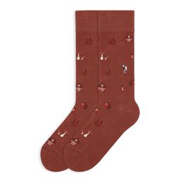 von Jungfeld Socken 'Herbst Icons' Damen Gr&ouml;&szlig;e 39/42 rostrot