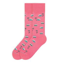 von Jungfeld Socks 'Ibiza Palmen Icon' female Pink size 39-42