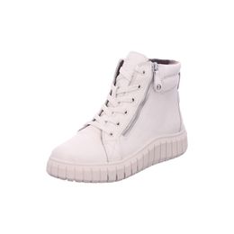 Tamaris Schn&uuml;rstiefelette Damen Gr&ouml;&szlig;e 37 offwhite Winterschuhe