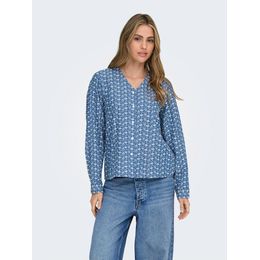Only Bluse Damen Gr&ouml;&szlig;e M blau / wei&szlig;