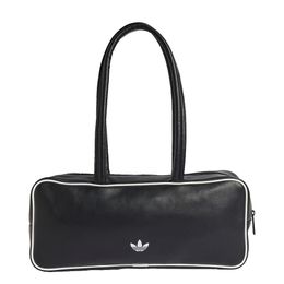 adidas originals Schultertasche 'Adicolor Elongated' Damen Gr&ouml;&szlig;e One Size schwarz / wei&szlig;