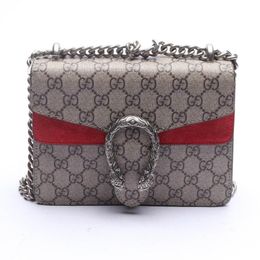 Gucci Schultertasche / Umh&auml;ngetasche Damen Gr&ouml;&szlig;e One Size Second Hand braun