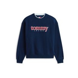 Tommy Jeans Sweatshirt '90S' Herren Gr&ouml;&szlig;e XL navy / rot / wei&szlig;