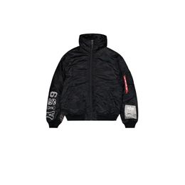 Alpha Industries Jacke Herren Größe XXXL rot / schwarz / weiß